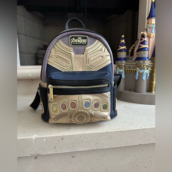 Loungefly | Bags | Disney Loungefly Marvel Avengers Thanos Infinity ...